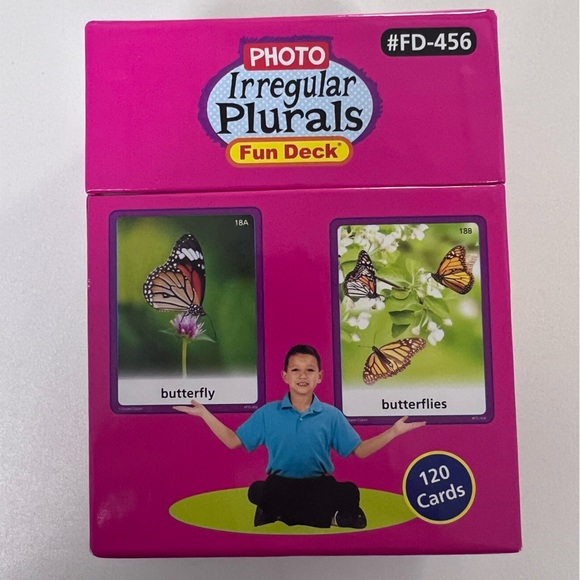 Super Duper | Other | Super Duper Photo Irregular Plurals Fun Deck ...